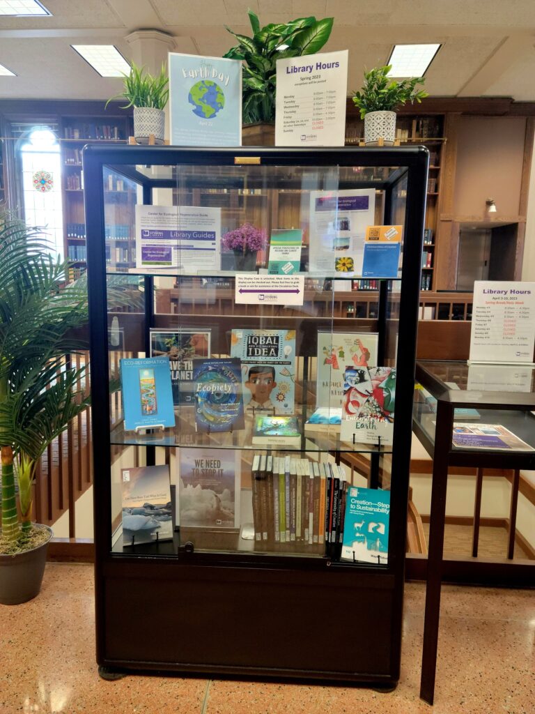 Earth Month Display - The Styberg Library